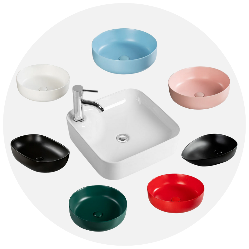 Premium Wash Basins – Counter, Under-Counter & Wall-Mounted Options
