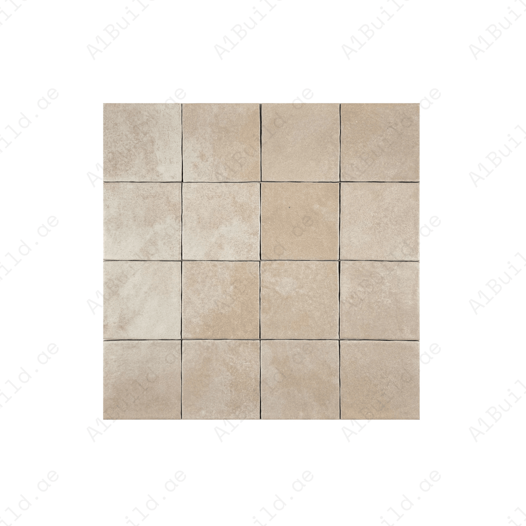 Warm Beige Matte Porcelain Tile – 150x150mm