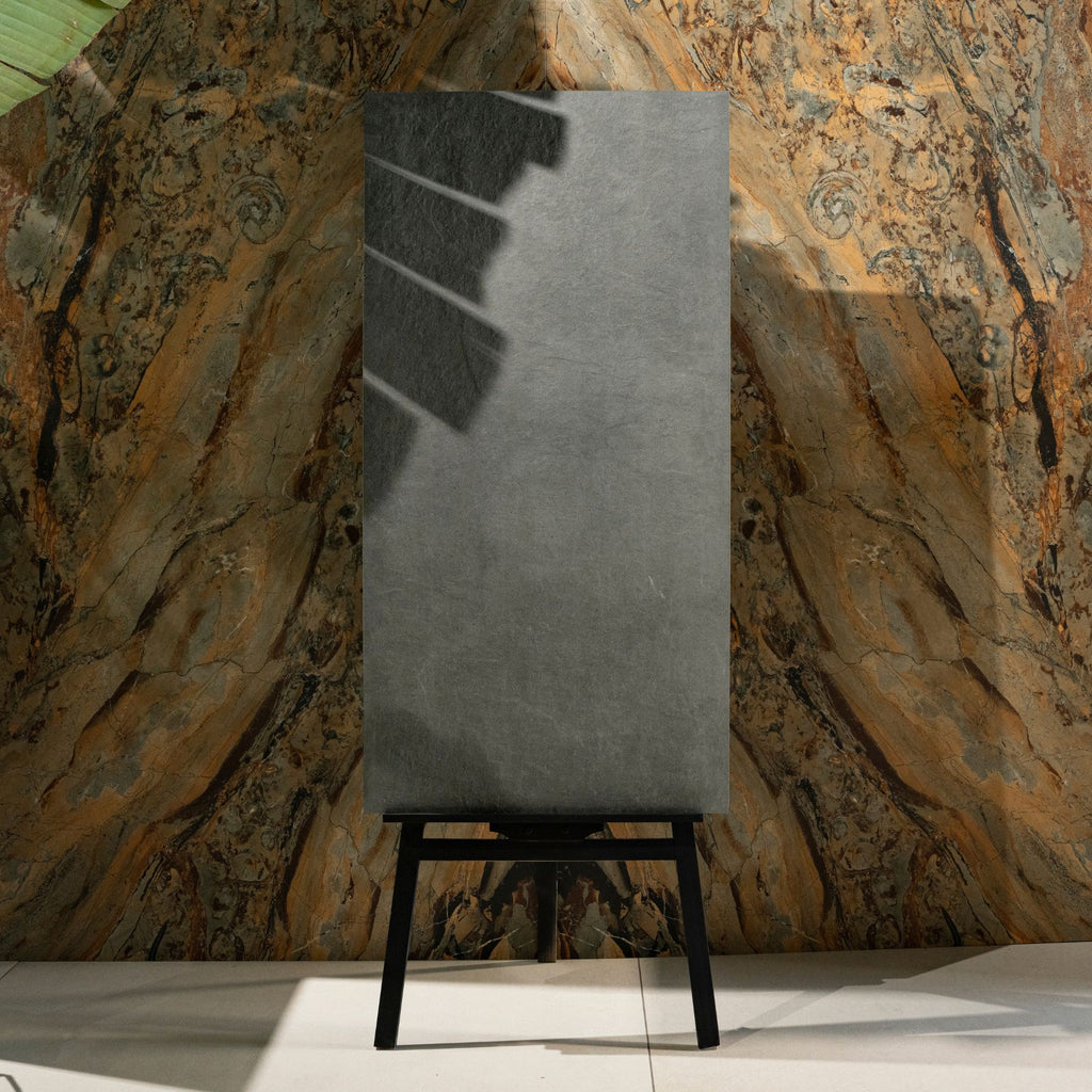 Cemento Nero Matt Porcelain Concrete Floor Tile 60x120cm x2mm