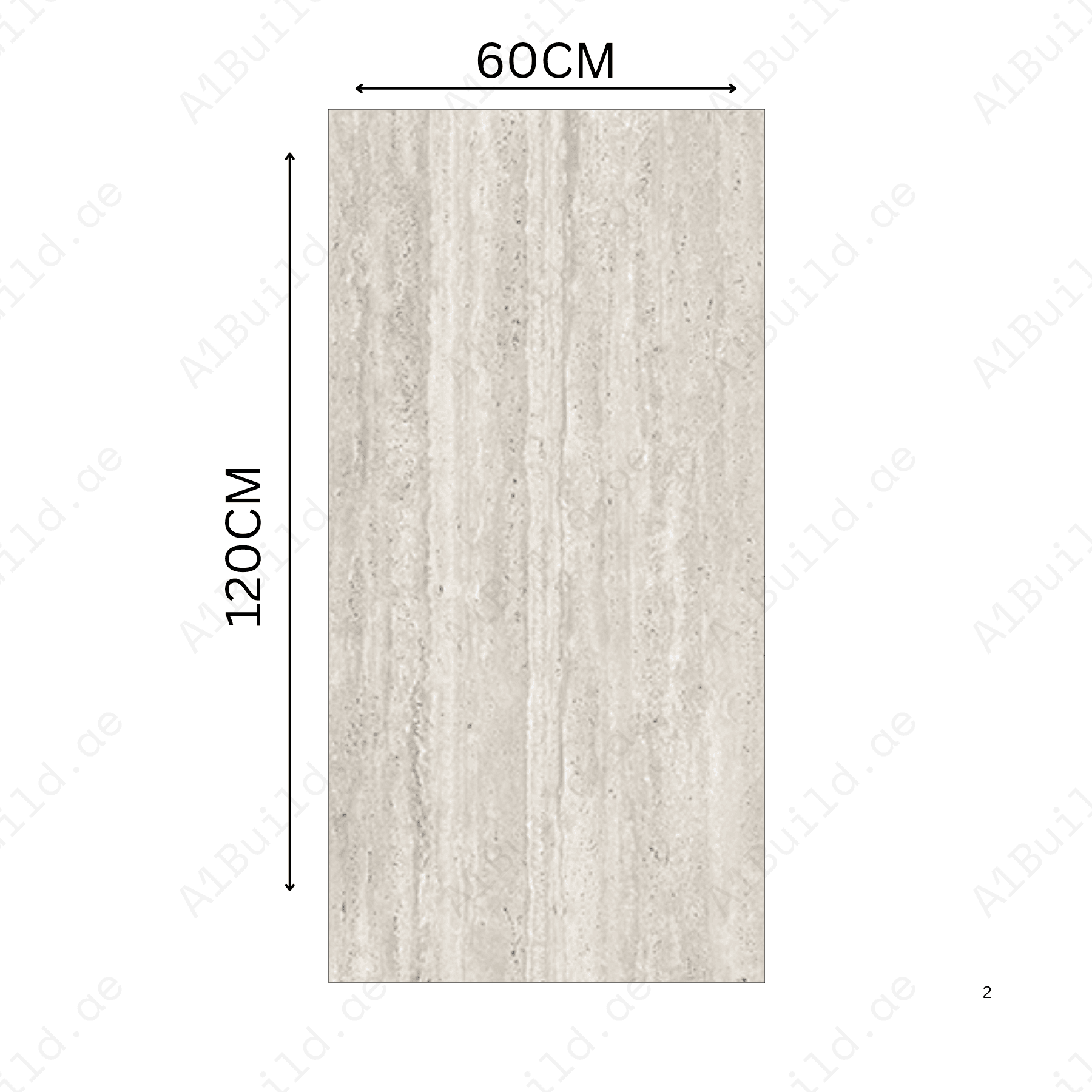 Lime Travertine 60x120cm Craftech Matt Porcelain Tile