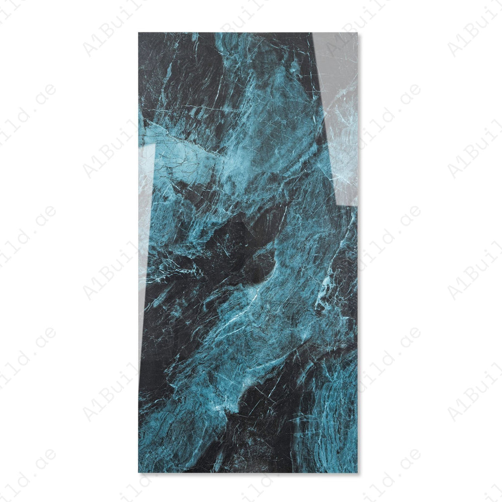 Serian Aqua Porcelain Tile 60×120cm | Modern Aqua Stone Finish