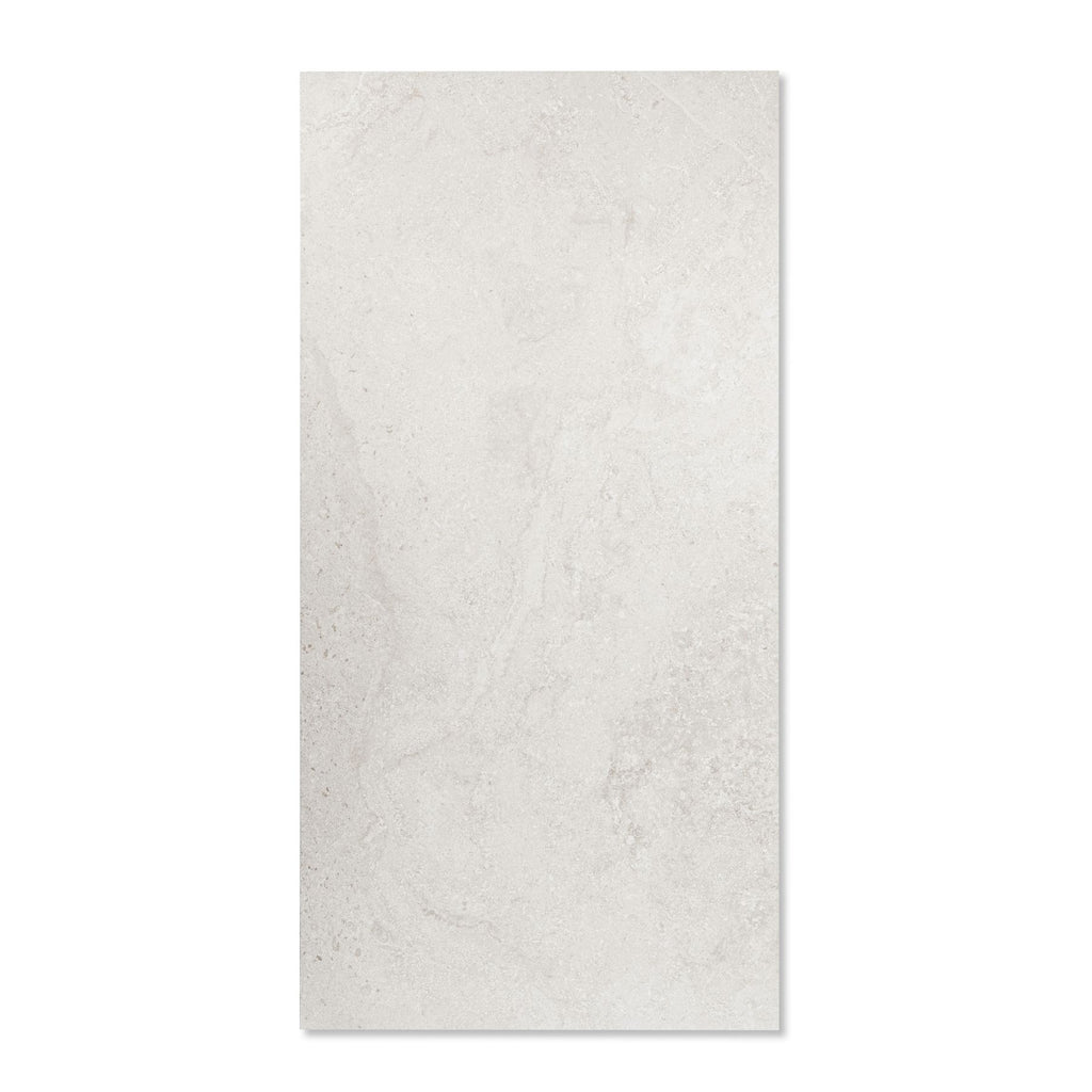 Silicate Bianco Stone Look Porcelain Tile 60x120cm Flooring